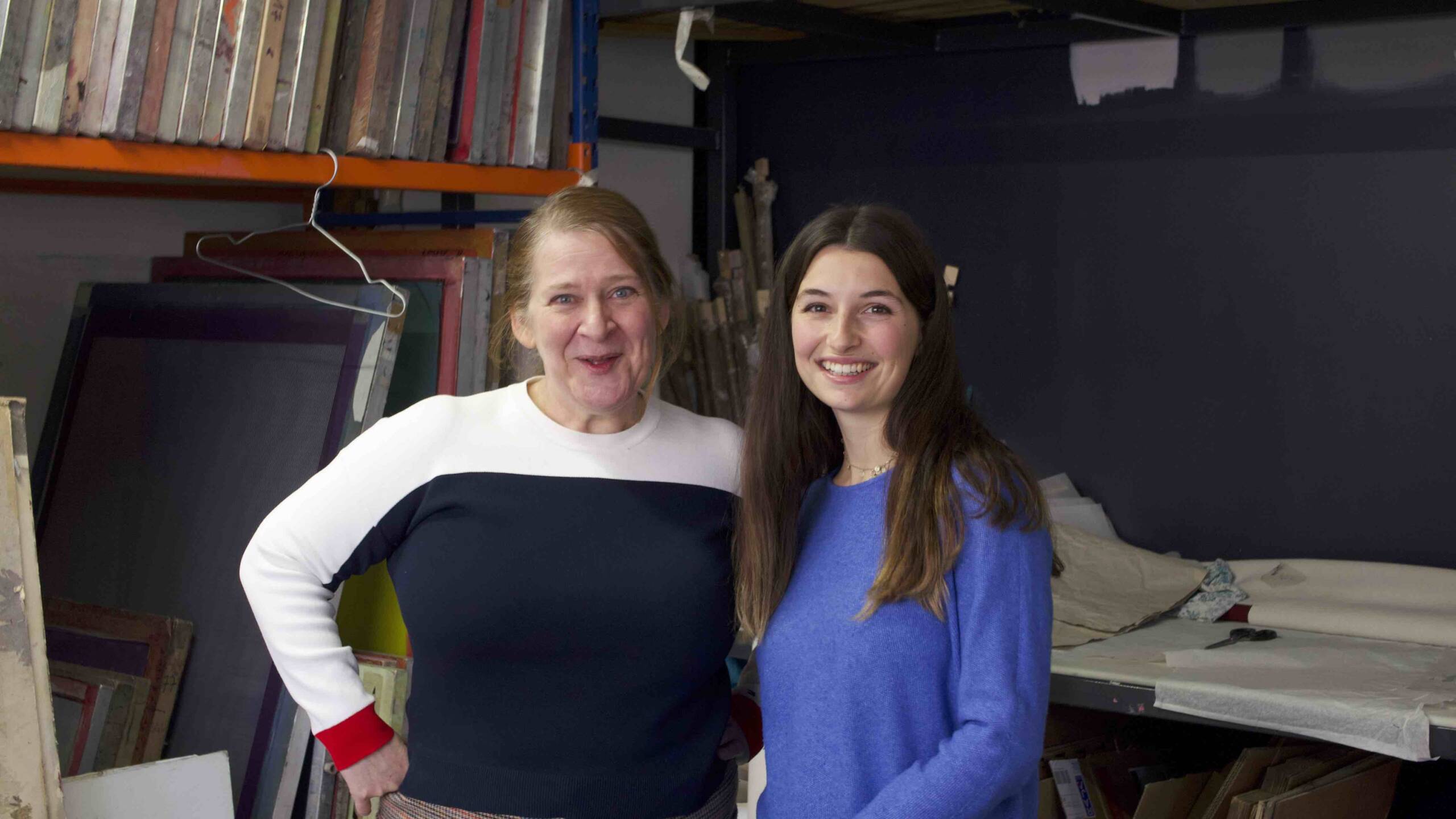 Agathe Touchard dans l'atelier d'Anne Gelbard - 2021 — BDMMA